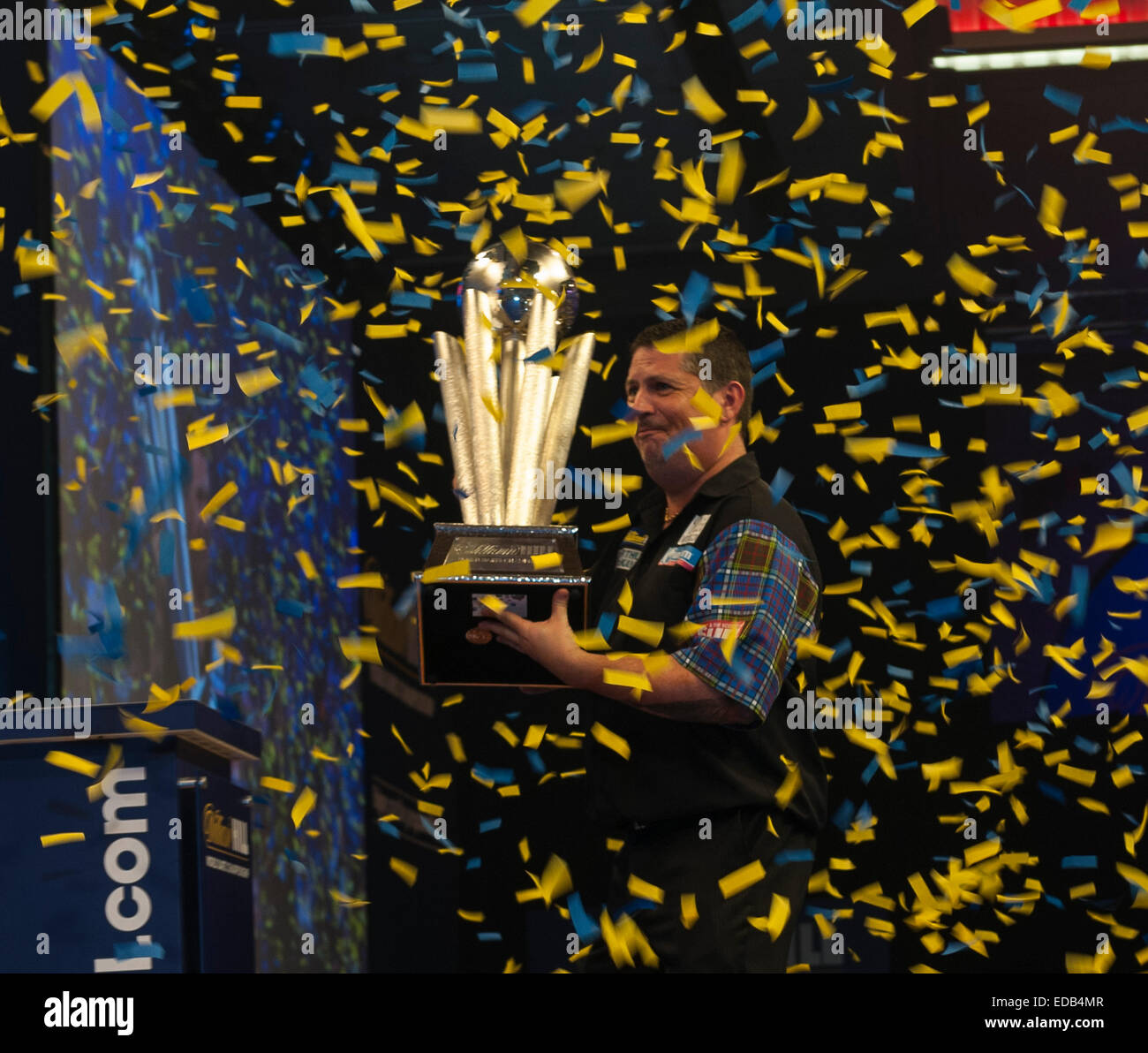 Pdc darts world championship trophy hi-res stock photography and images ...