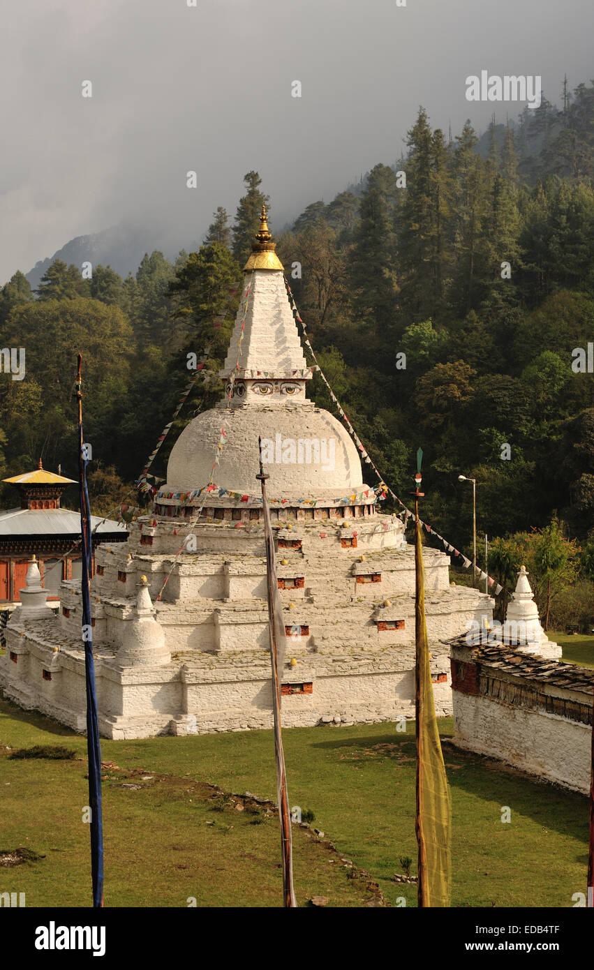 Chendebji Chorten, Bhutan Stock Photo - Alamy