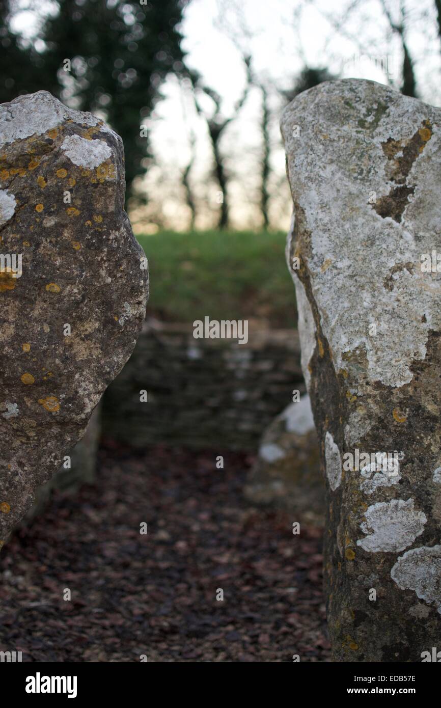 Rocks at Coaley Peak Long Burrow Stock Photo - Alamy
