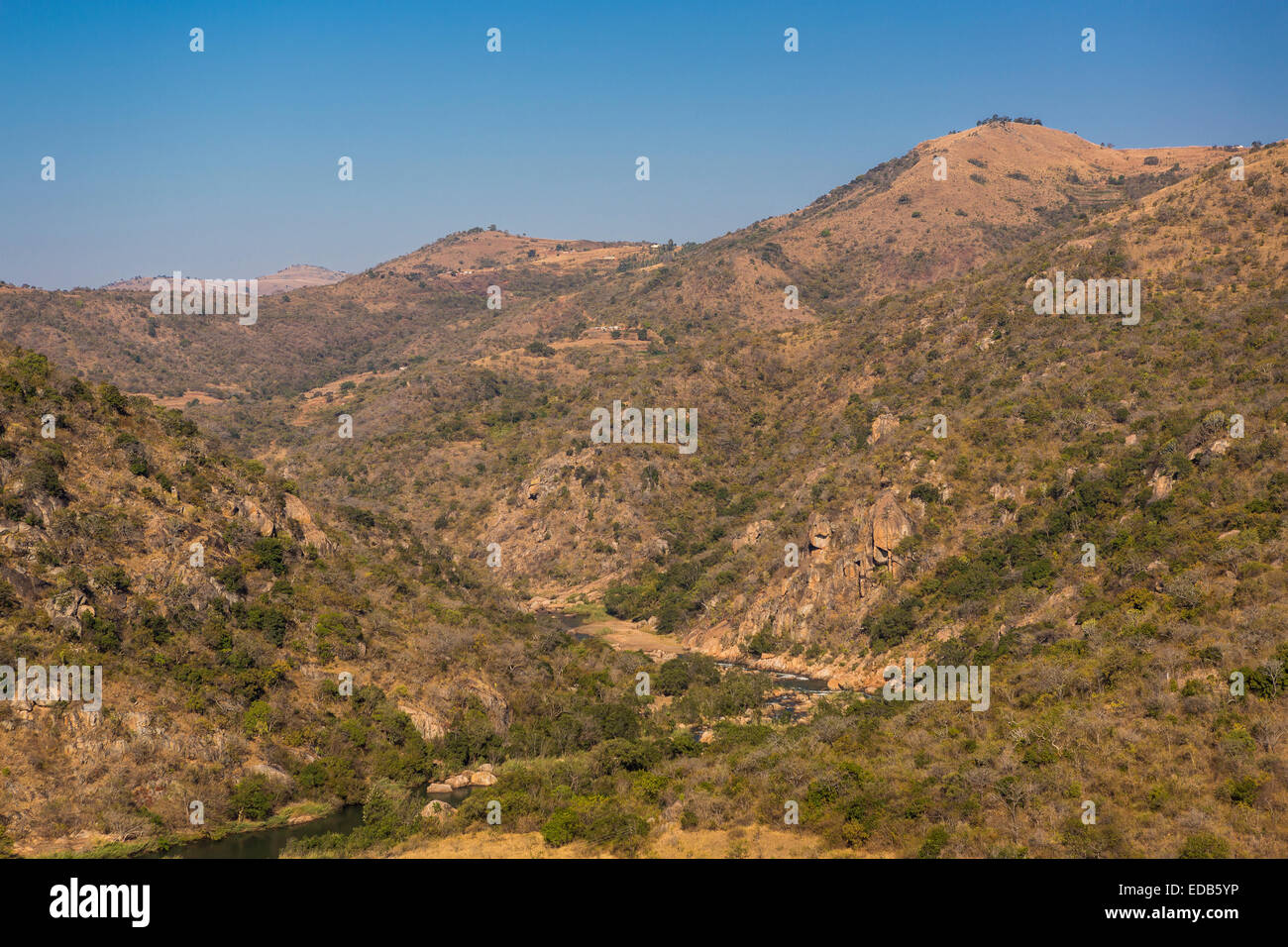 SWAZILAND, AFRICA - Komati River and mountain landscape Stock Photo - Alamy
