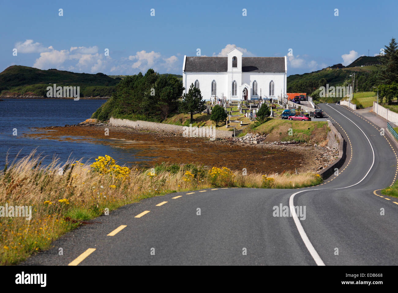 St Columba's Church, Massmount, Fanad, County Donegal, Ireland Stock ...