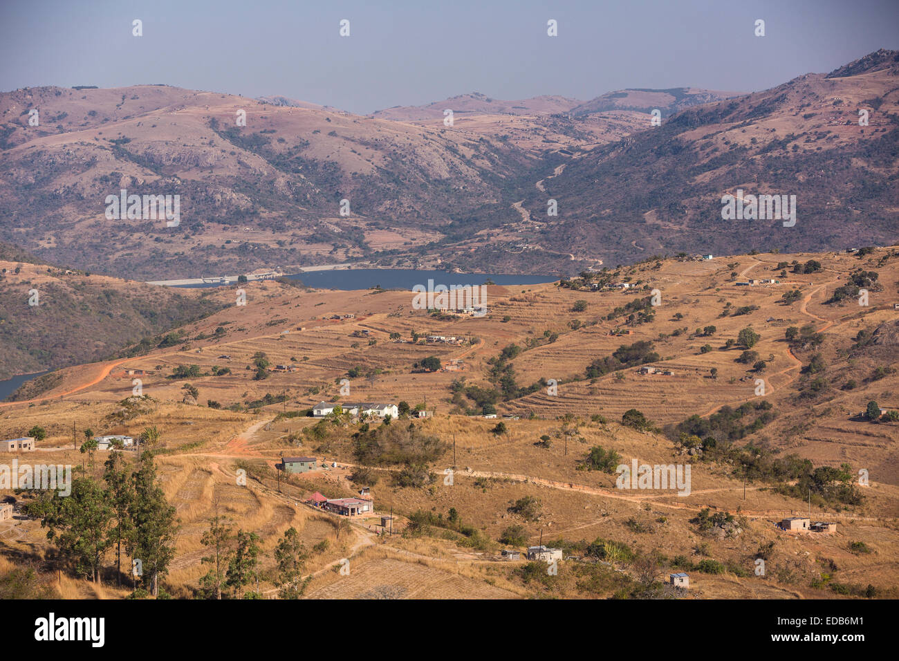 HHOHHO, SWAZILAND, AFRICA - Maguga Dam on the Komati RIver, 11km south ...
