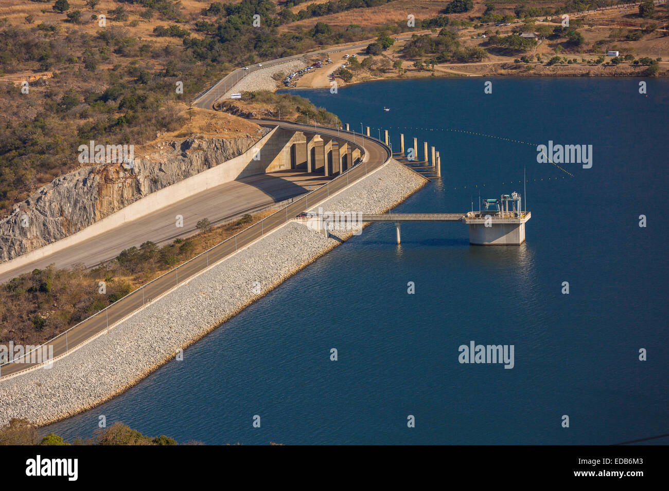 HHOHHO, SWAZILAND, AFRICA - Maguga Dam and reservoir on the Komati ...
