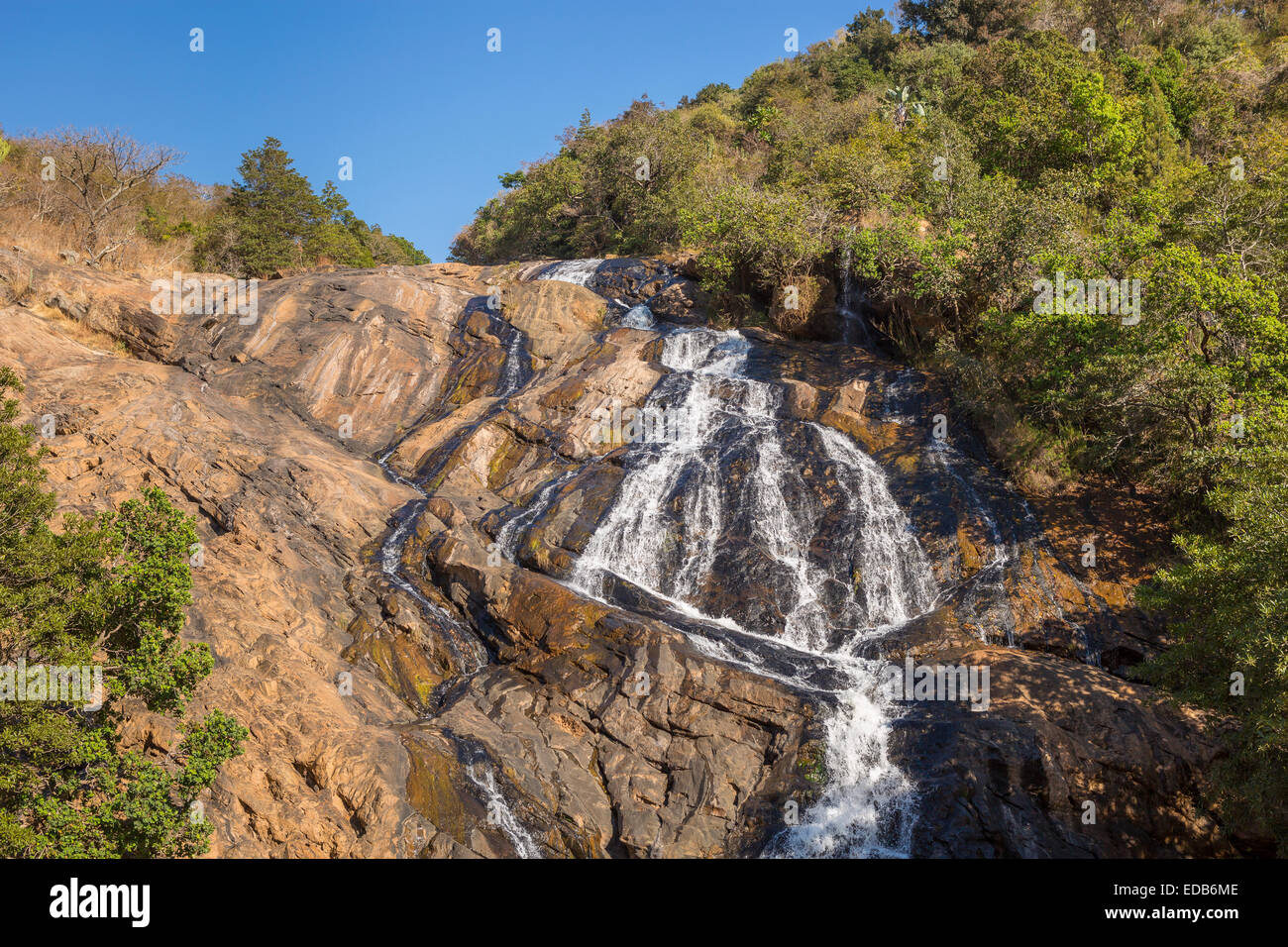 HHOHHO, SWAZILAND, AFRICA - Phophonyane Nature Reserve waterfall Stock ...