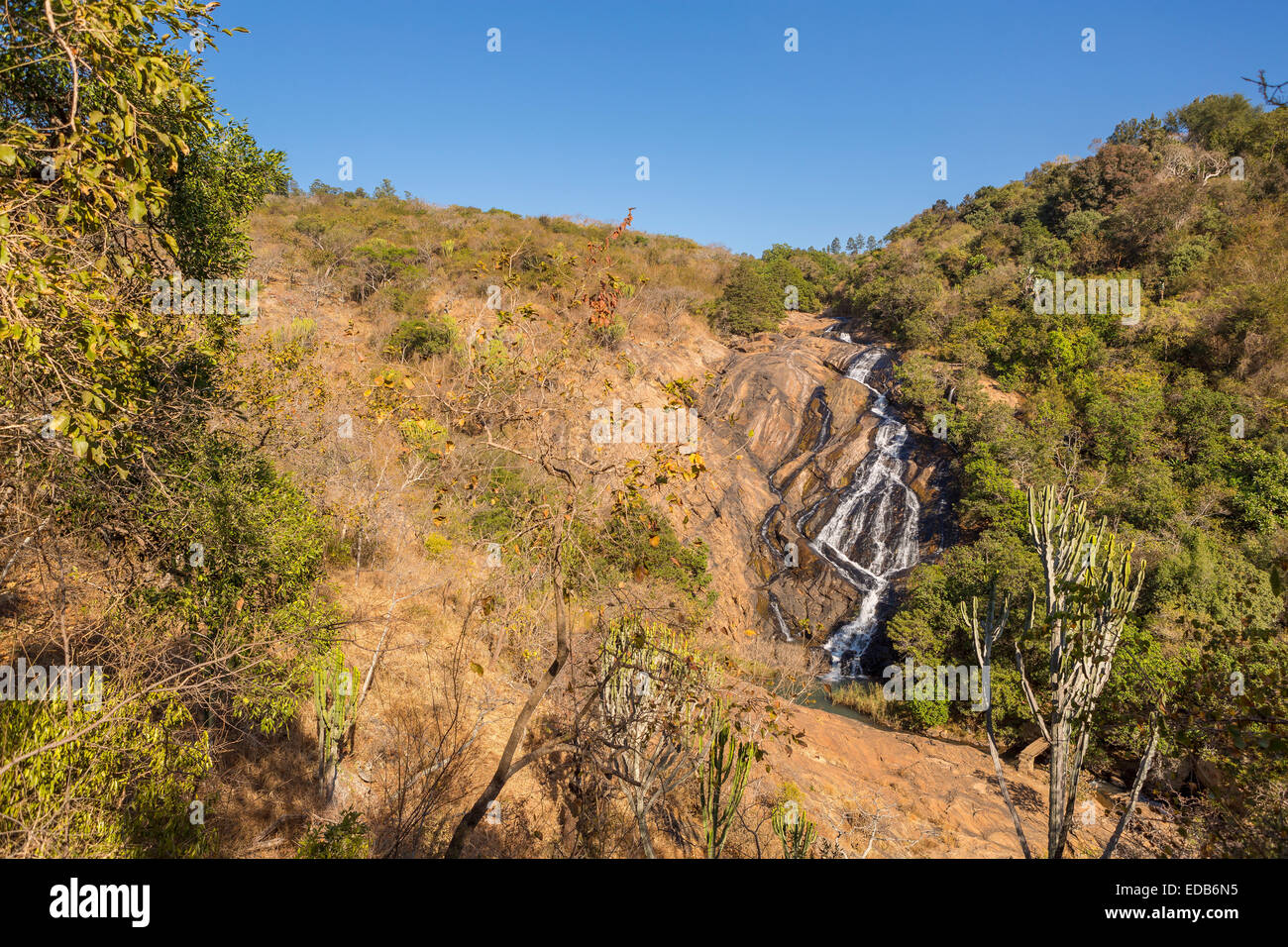 HHOHHO, SWAZILAND, AFRICA - Phophonyane Nature Reserve waterfall Stock ...