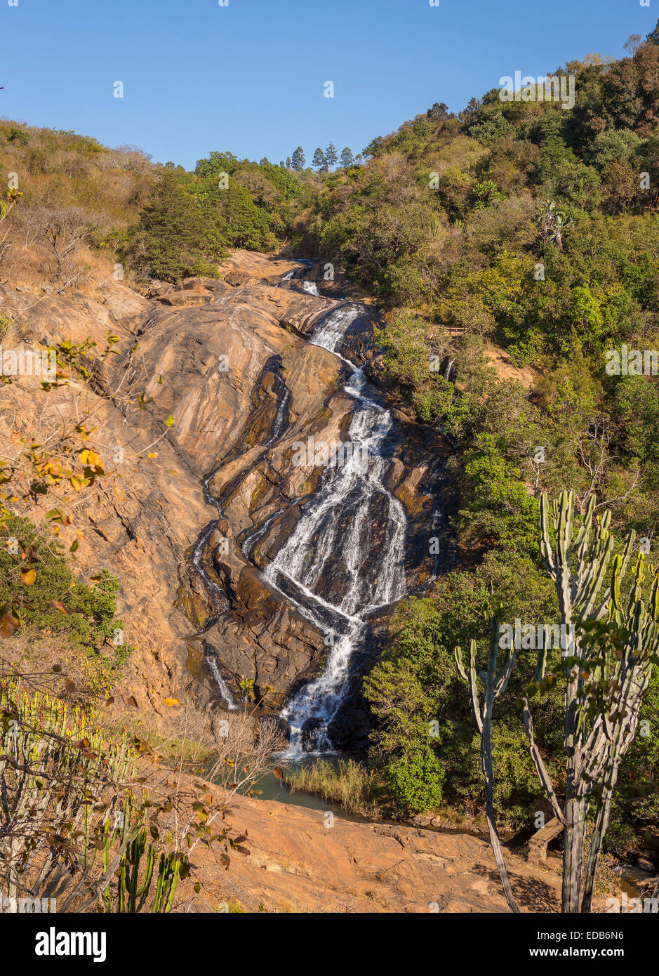 HHOHHO, SWAZILAND, AFRICA - Phophonyane Nature Reserve waterfall Stock ...