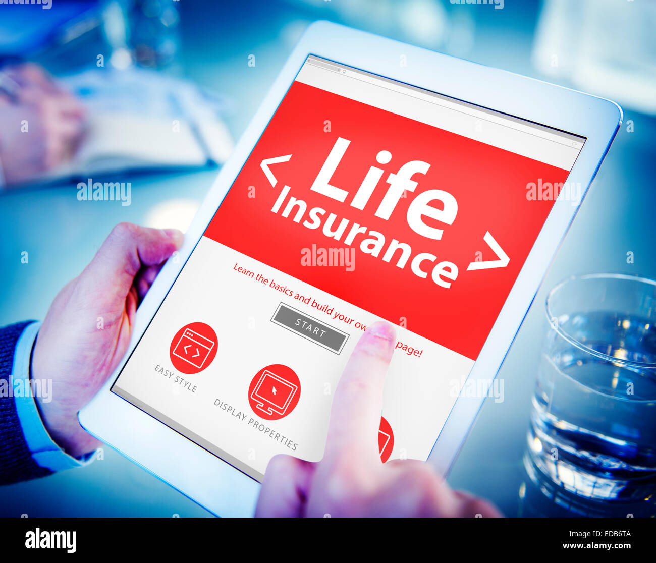 Life Insurance Protection Safety Retirement Concepts Stock Photo - Alamy