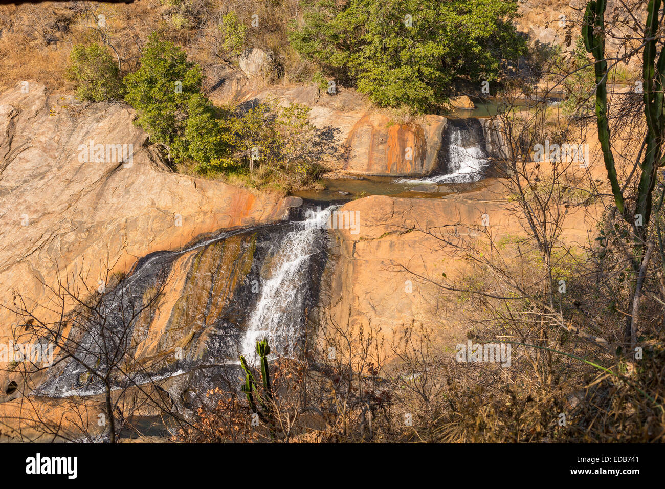 HHOHHO, SWAZILAND, AFRICA - Phophonyane Nature Reserve waterfall Stock ...