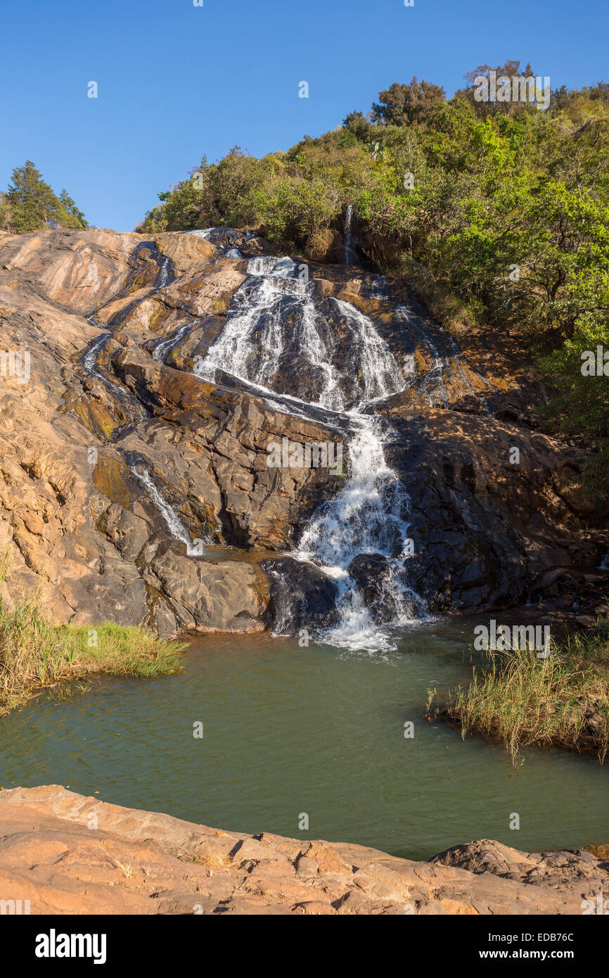 HHOHHO, SWAZILAND, AFRICA - Phophonyane Nature Reserve waterfall ...