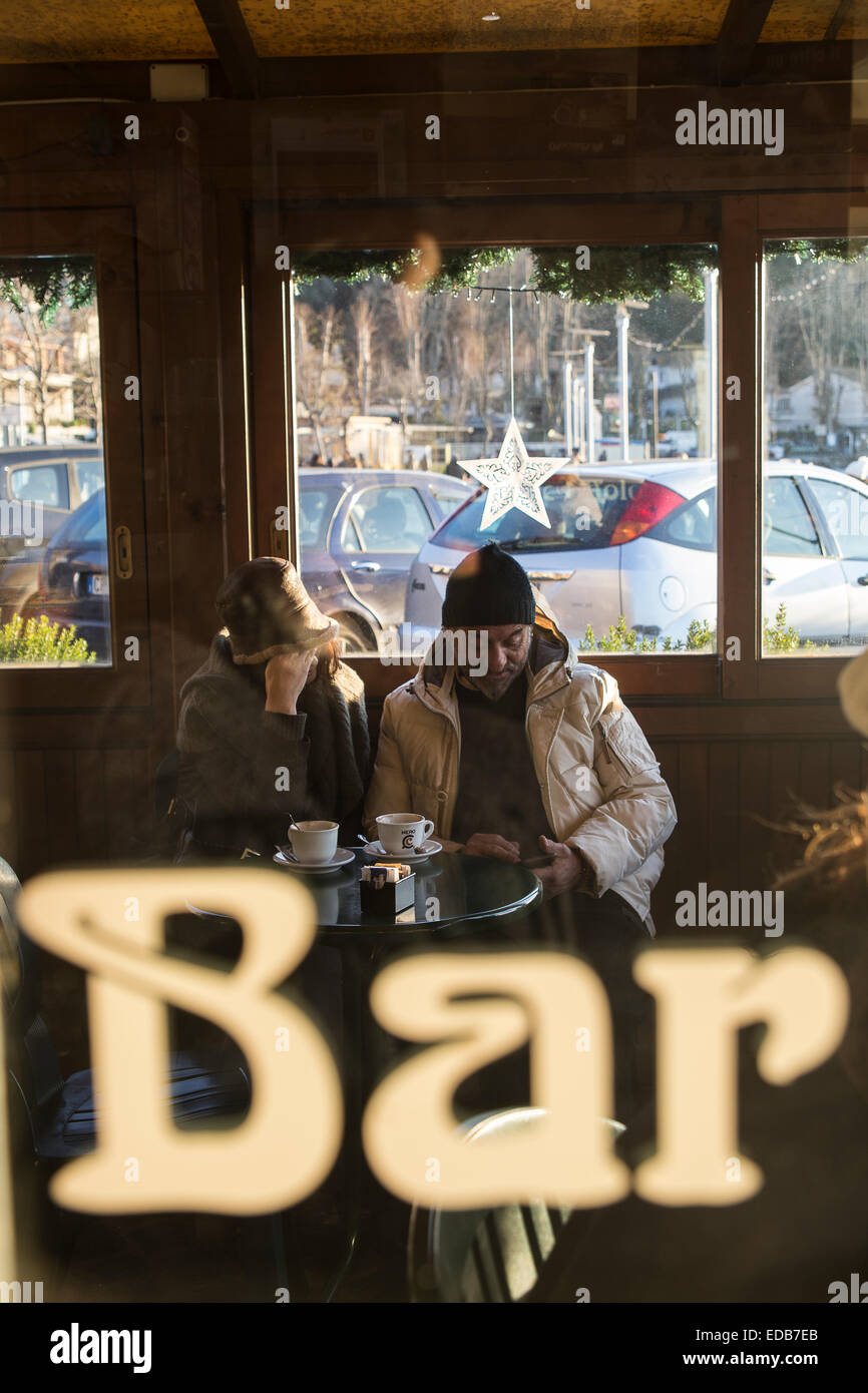 Bar del Molo, Anguillaria, Italy Stock Photo - Alamy
