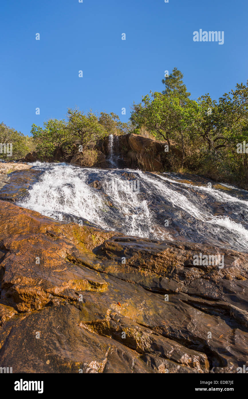 HHOHHO, SWAZILAND, AFRICA - Phophonyane Nature Reserve waterfall Stock ...