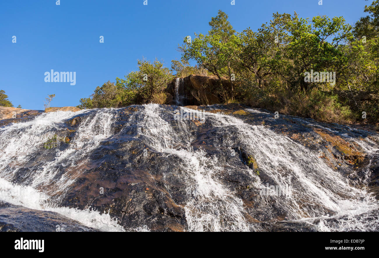 HHOHHO, SWAZILAND, AFRICA - Phophonyane Nature Reserve waterfall Stock ...