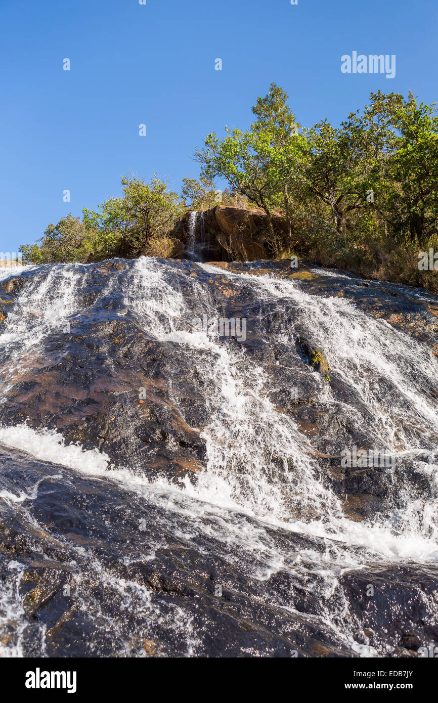HHOHHO, SWAZILAND, AFRICA - Phophonyane Nature Reserve waterfall Stock ...