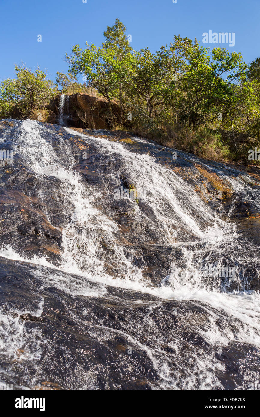 HHOHHO, SWAZILAND, AFRICA - Phophonyane Nature Reserve waterfall Stock ...