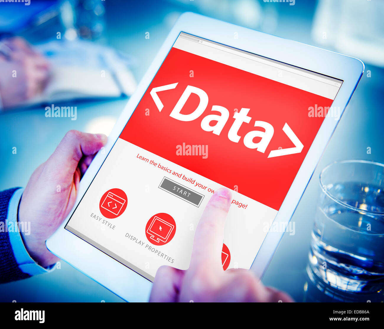 Digital Online Business Data Technology Working Concept Stock Photo - Alamy