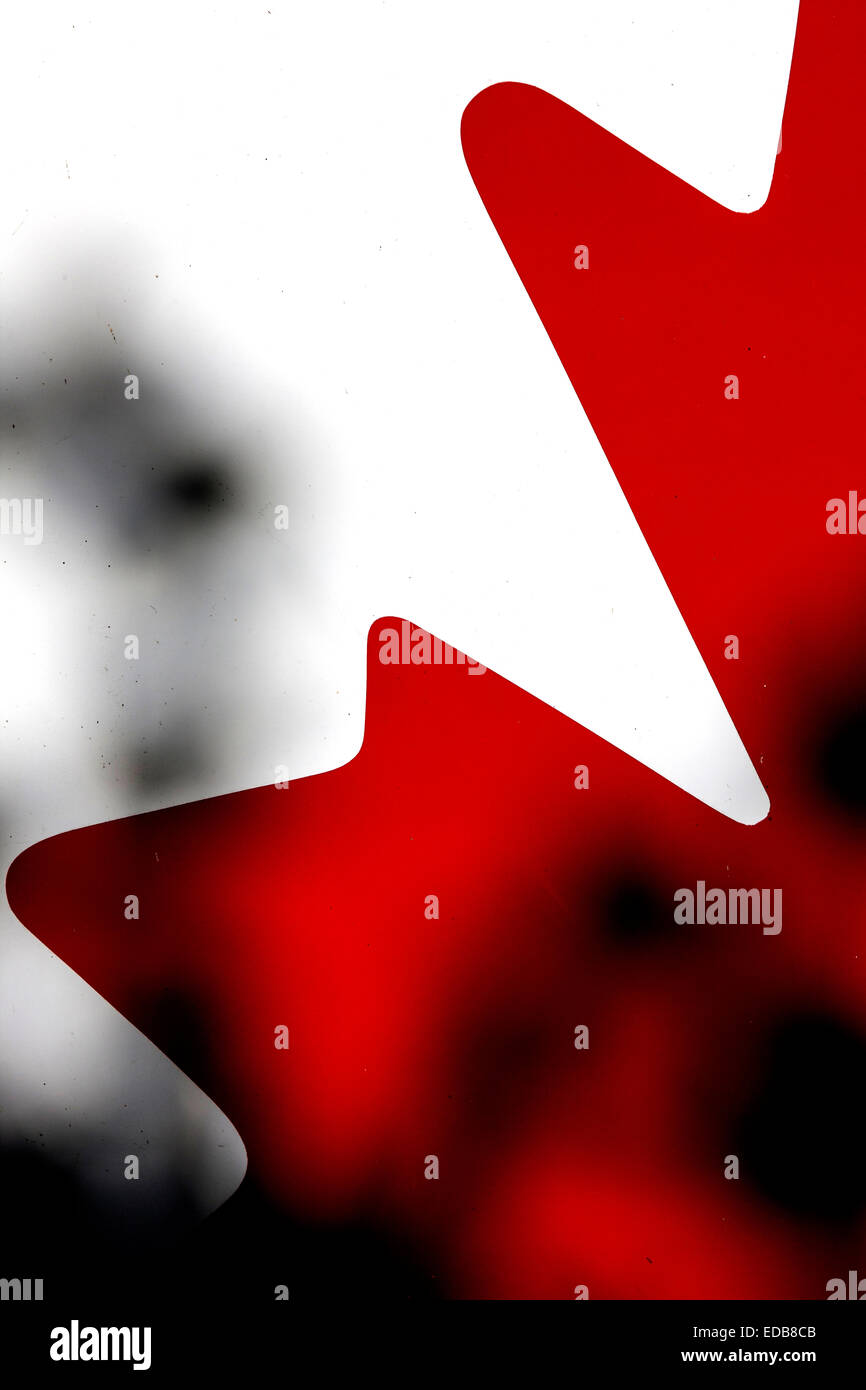 Abstract Canadian Flag close up maple leaf Stock Photo - Alamy