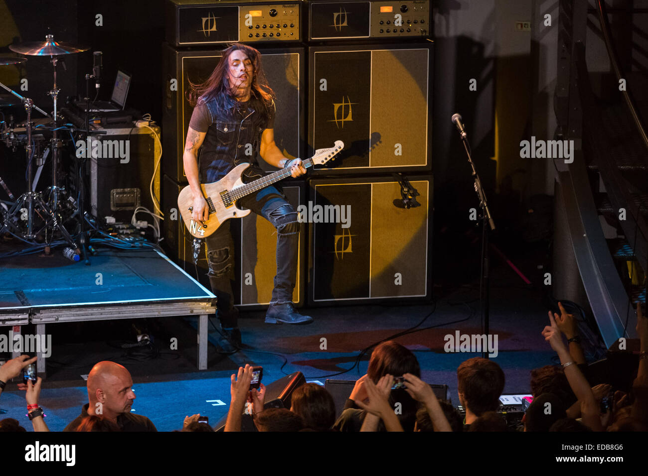 American rock band Extreme performing live on stage at Armazem F ...