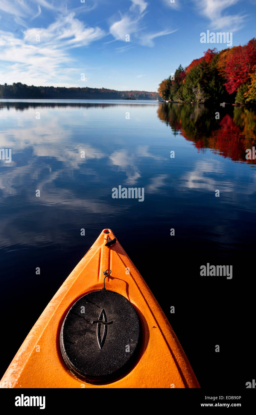 Lake in Autumn Algonquin Muskoka Ontario colors Stock Photo - Alamy