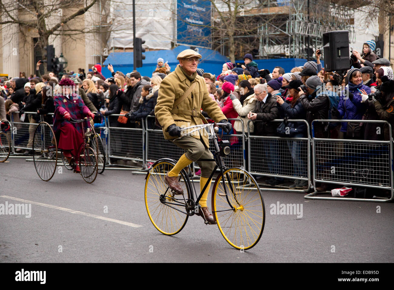 LONDON - JANUARY 1ST: New years day parade on January the 1st 2015 in ...