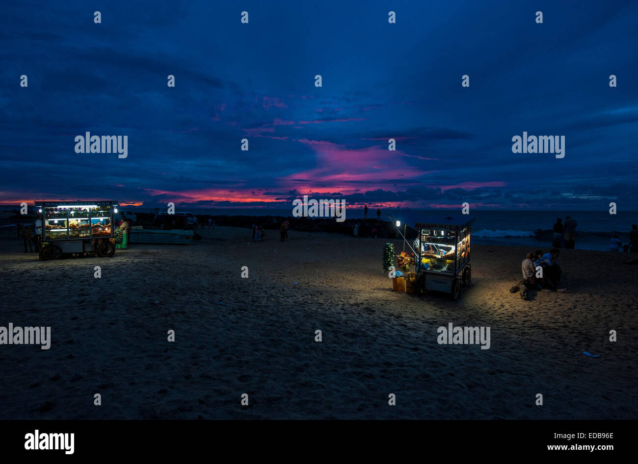 Negombo Beach north of Colombo, Sri Lanka Stock Photo - Alamy
