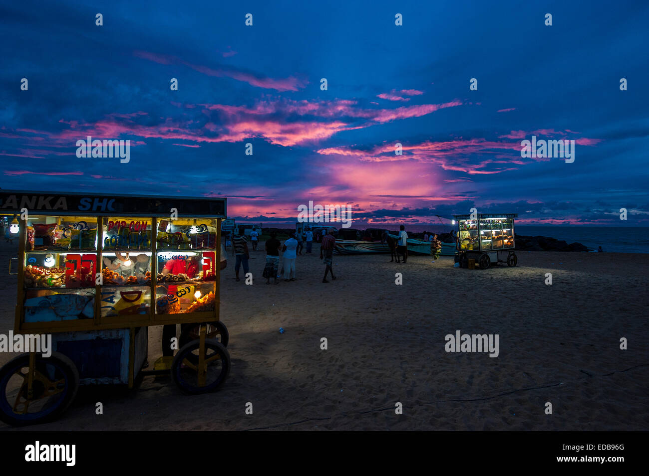 Negombo Beach north of Colombo, Sri Lanka Stock Photo - Alamy