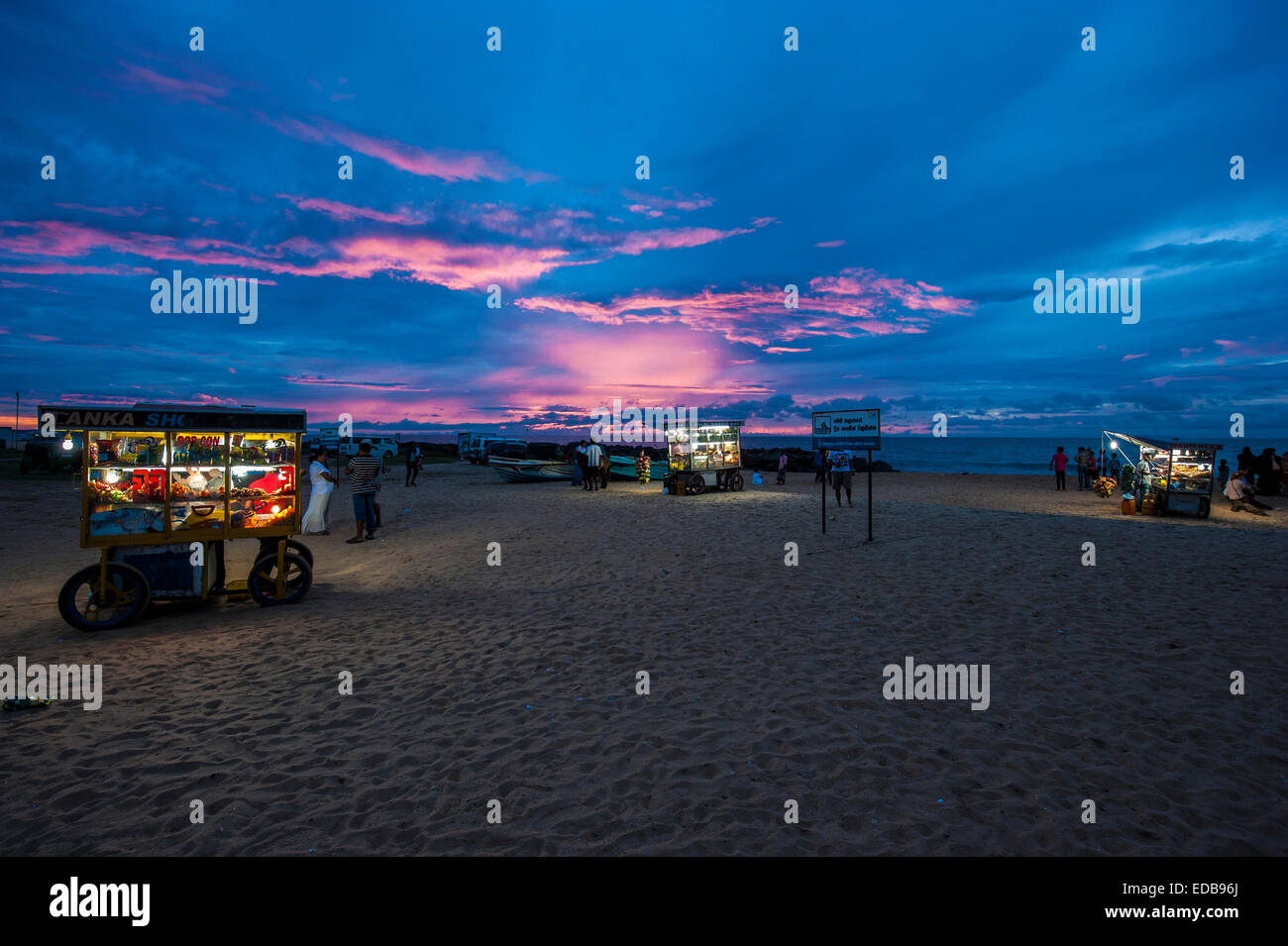 Negombo Beach north of Colombo, Sri Lanka Stock Photo - Alamy