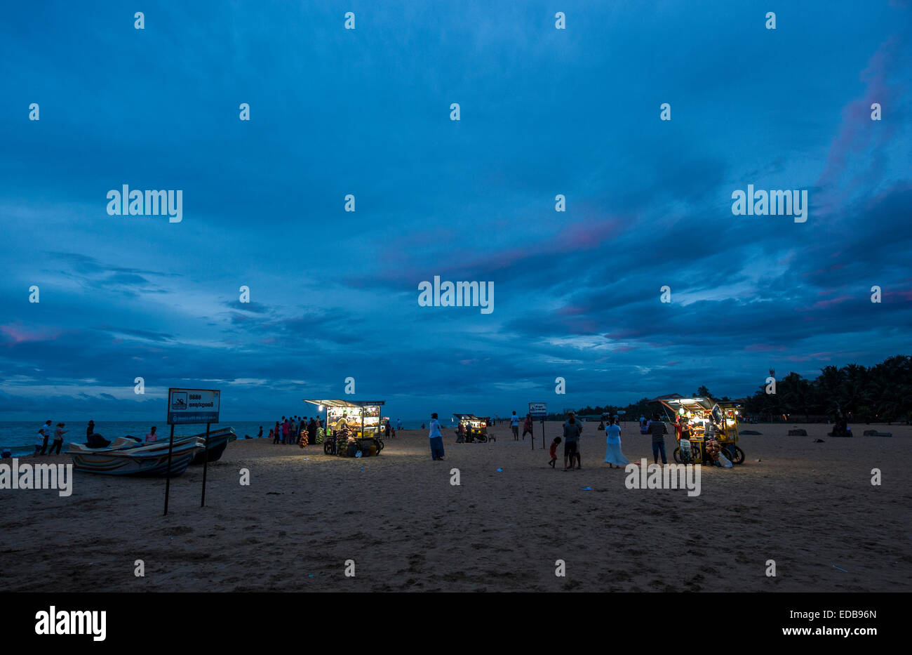 Negombo Beach north of Colombo, Sri Lanka Stock Photo - Alamy