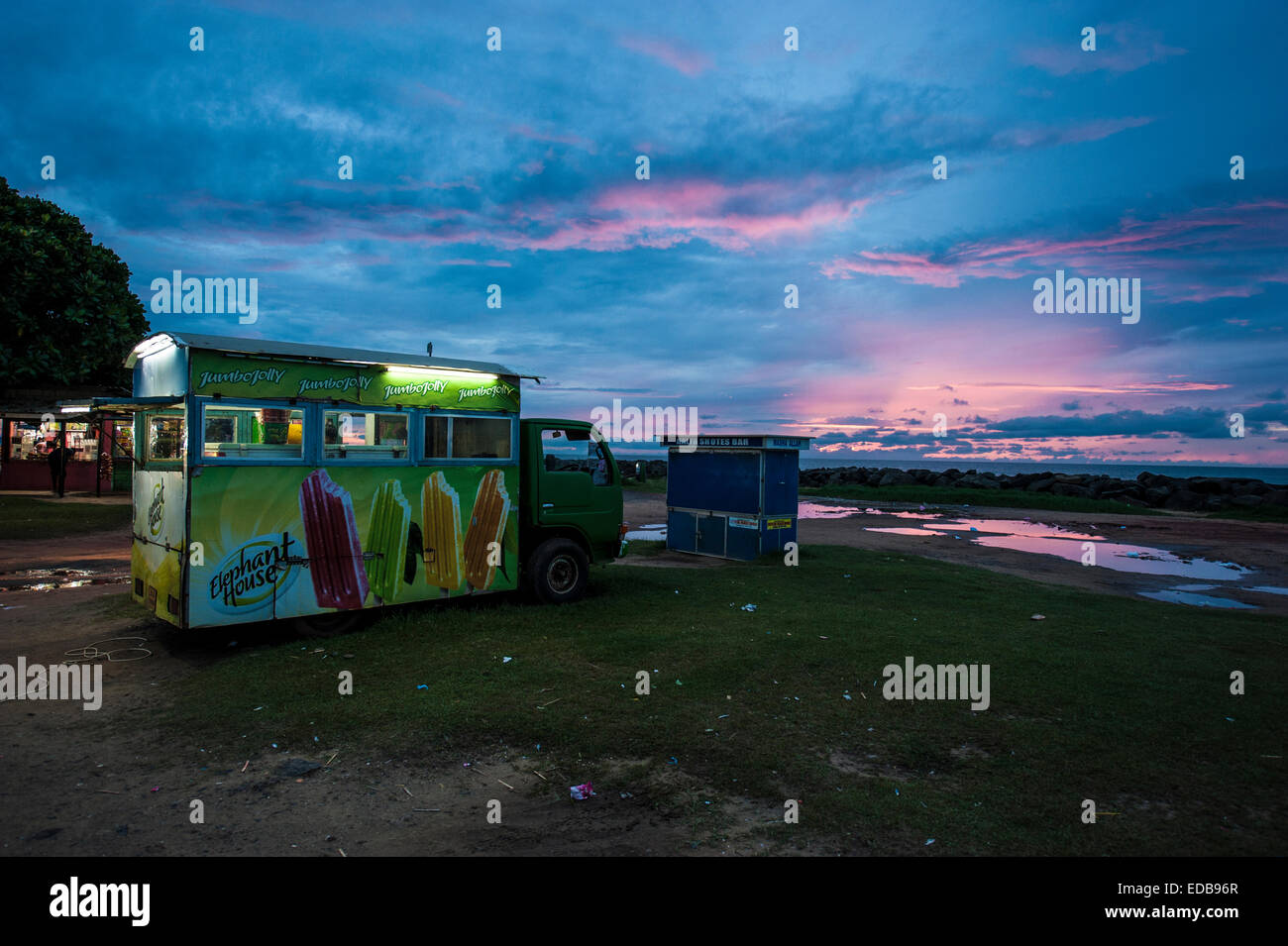 Negombo Beach north of Colombo, Sri Lanka Stock Photo - Alamy