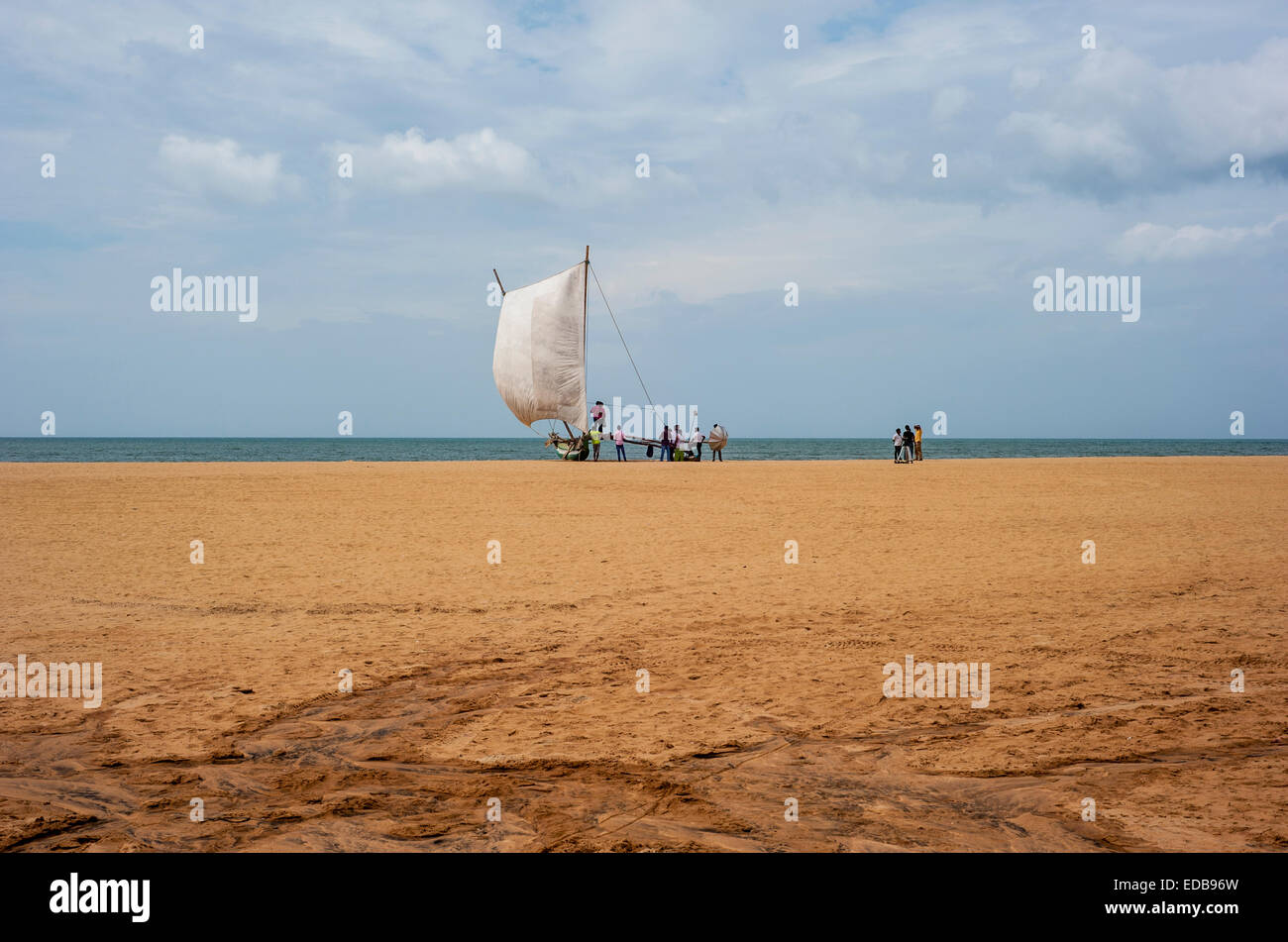 Negombo Beach north of Colombo, Sri Lanka Stock Photo - Alamy