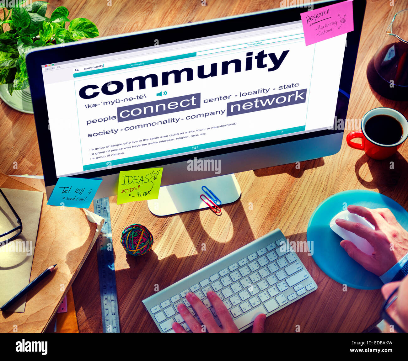 Working together community hi-res stock photography and images - Alamy