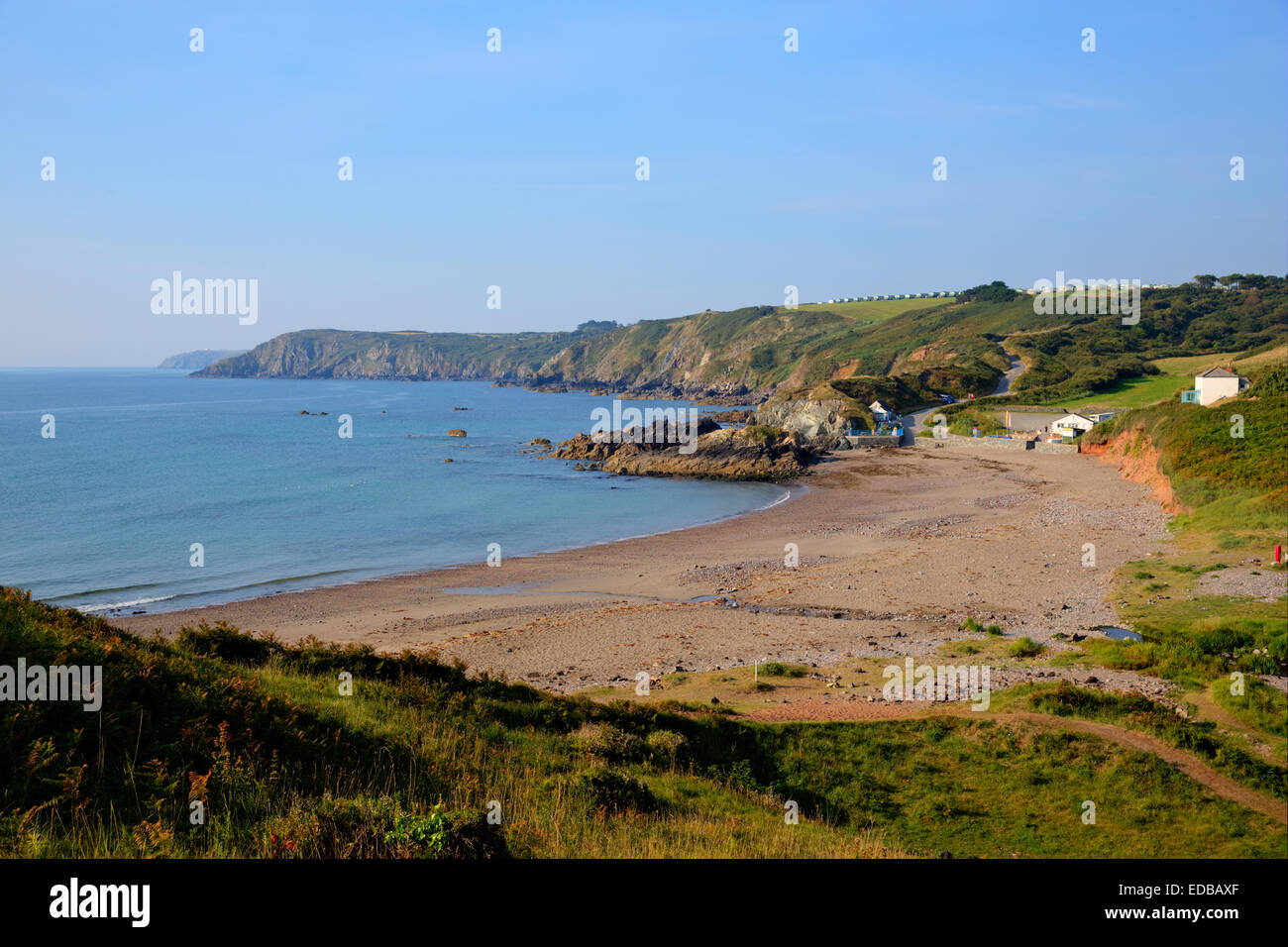 The Lizard coast Kennack Sands beach Cornwall uk on the Lizard Heritage ...