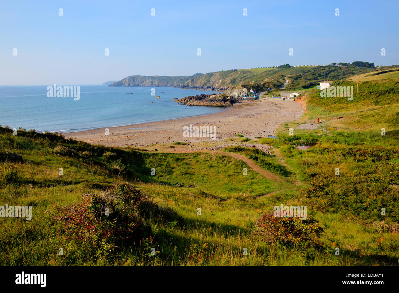 Kennack Sands beach Cornwall uk on the Lizard Heritage coast South West ...