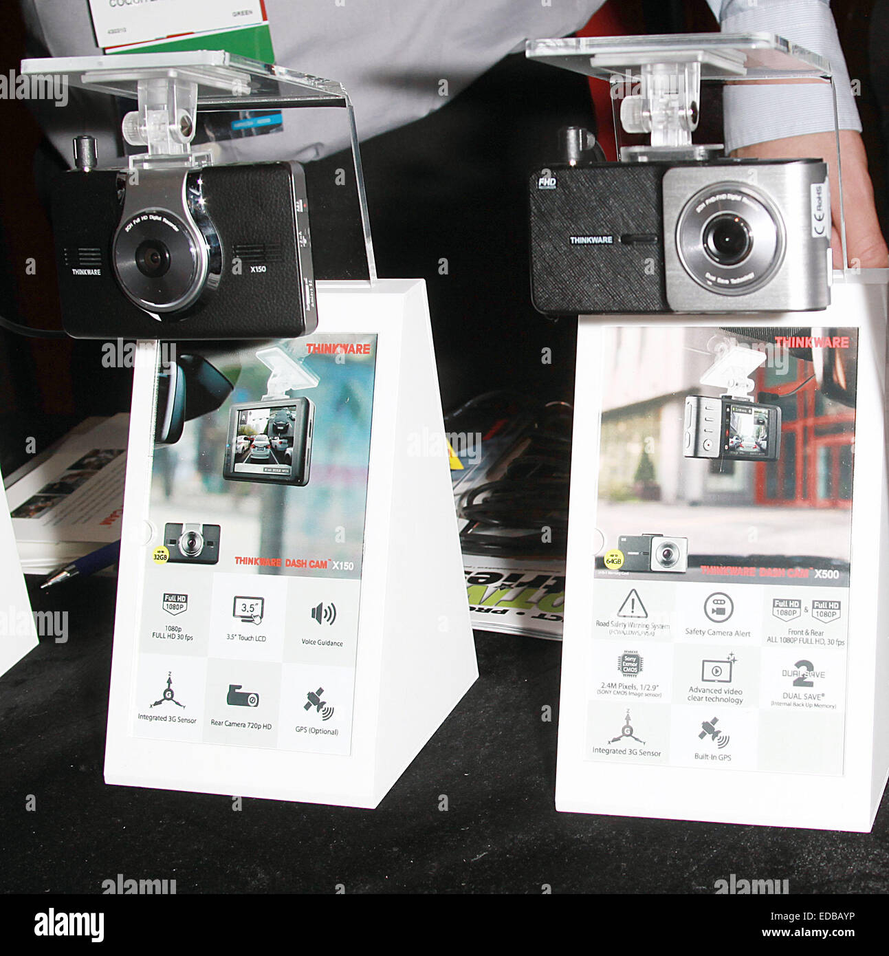 Las Vegas, Nevada, USA. 4th Jan, 2015. Thinkware displays their Dash ...