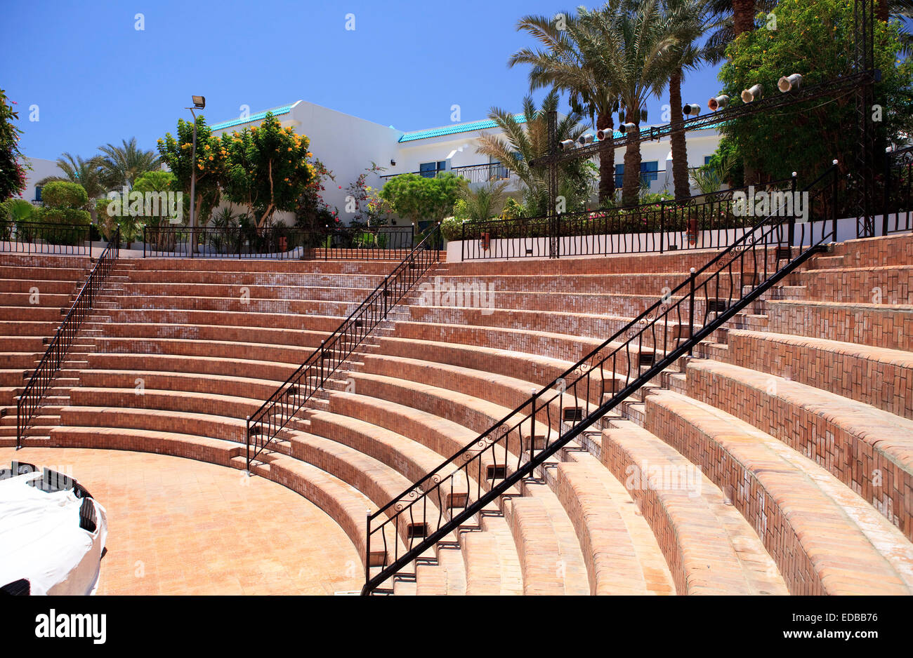 Amphitheater at the hotel Stock Photo - Alamy
