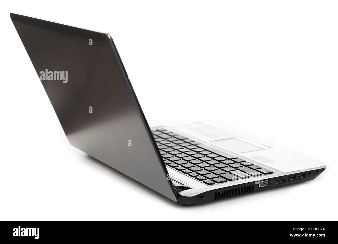 Open the laptop Stock Photo - Alamy