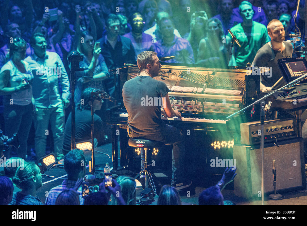 Coldplay performing live in concert at the Royal Albert Hall Featuring ...