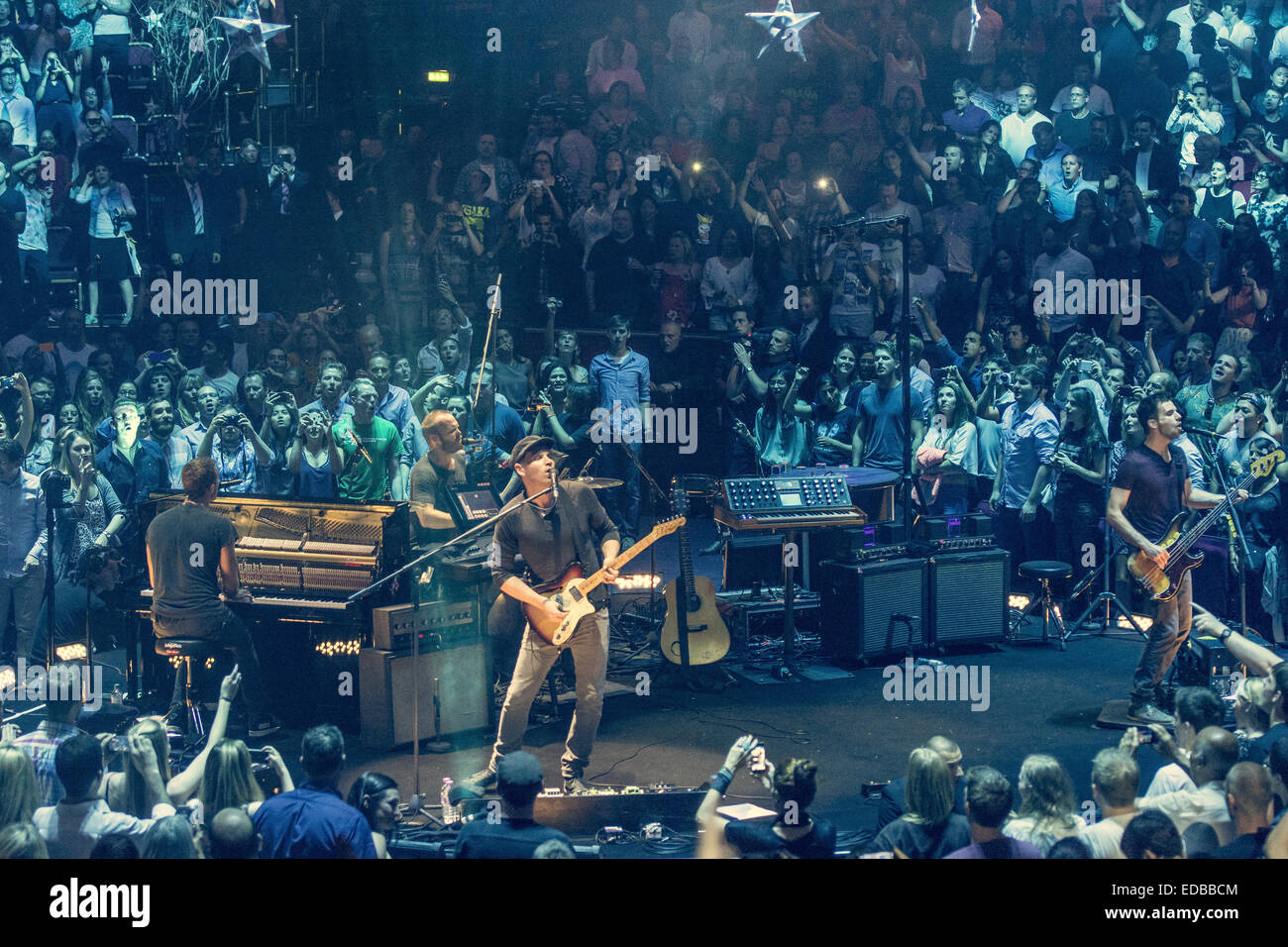 Coldplay performing live in concert at the Royal Albert Hall Featuring ...