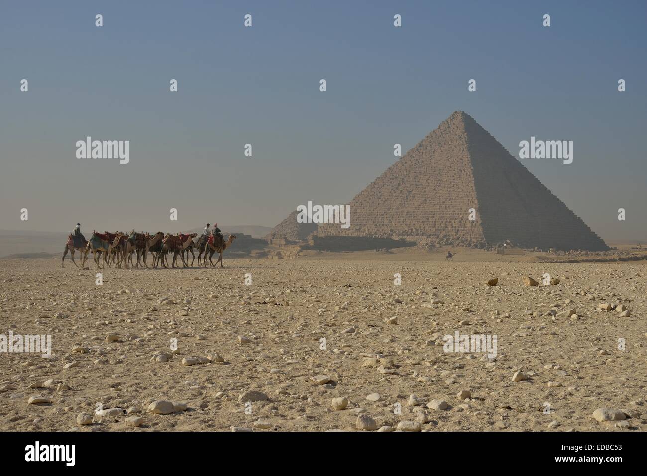 Pyramid of Menkaure, Giza, Egypt Stock Photo - Alamy