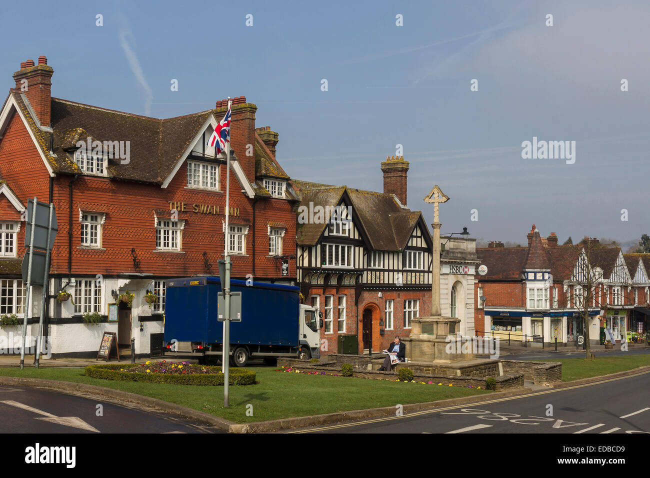 England, Surrey, Haslemere, main street Stock Photo - Alamy