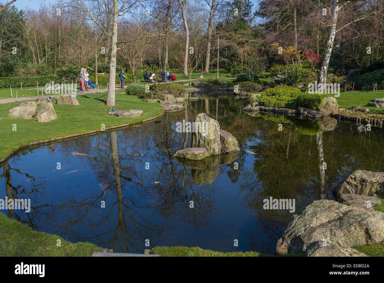 Holland park london garden hi-res stock photography and images - Alamy