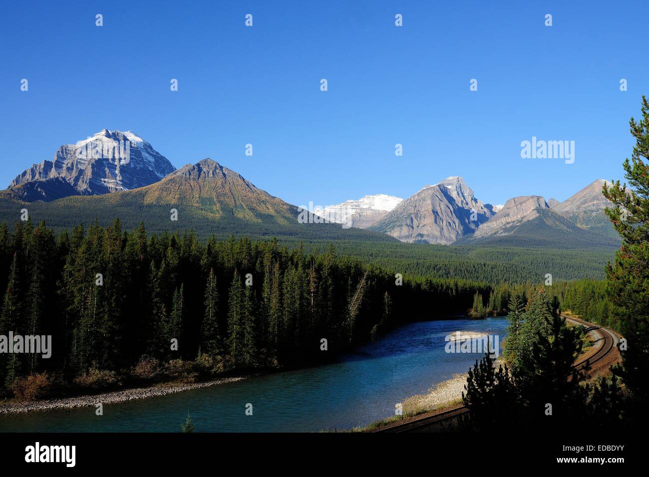 Bow river canada railway hi-res stock photography and images - Alamy
