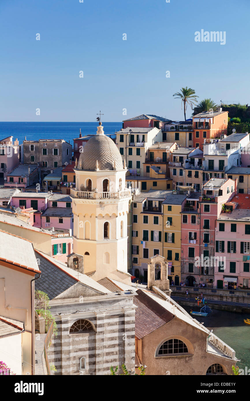 Octagonal bell tower of the Church of Santa Margherita di Antiochia ...