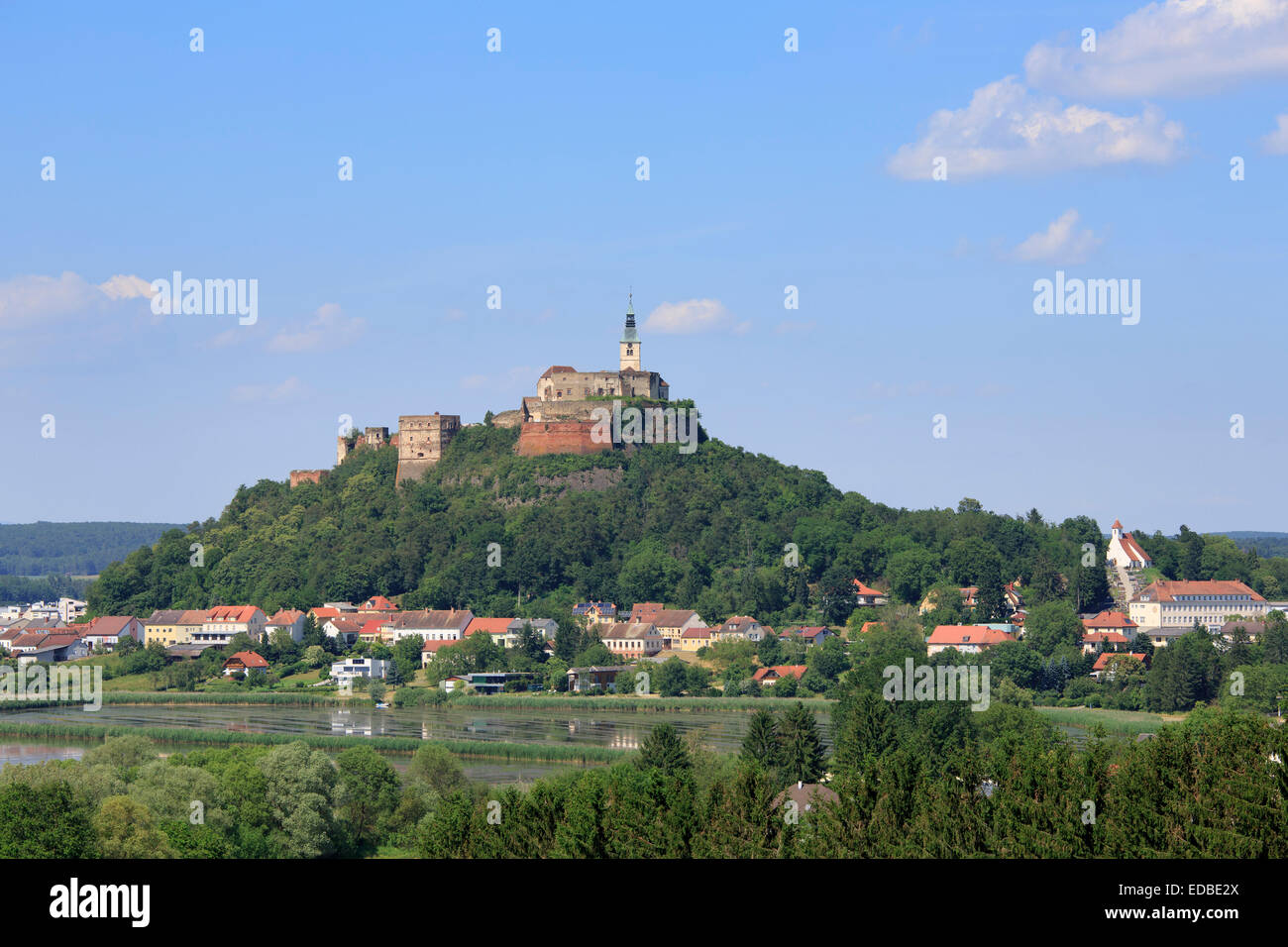 Burg Güssing castle, Stremtal valley, Southern Burgenland, Burgenland ...