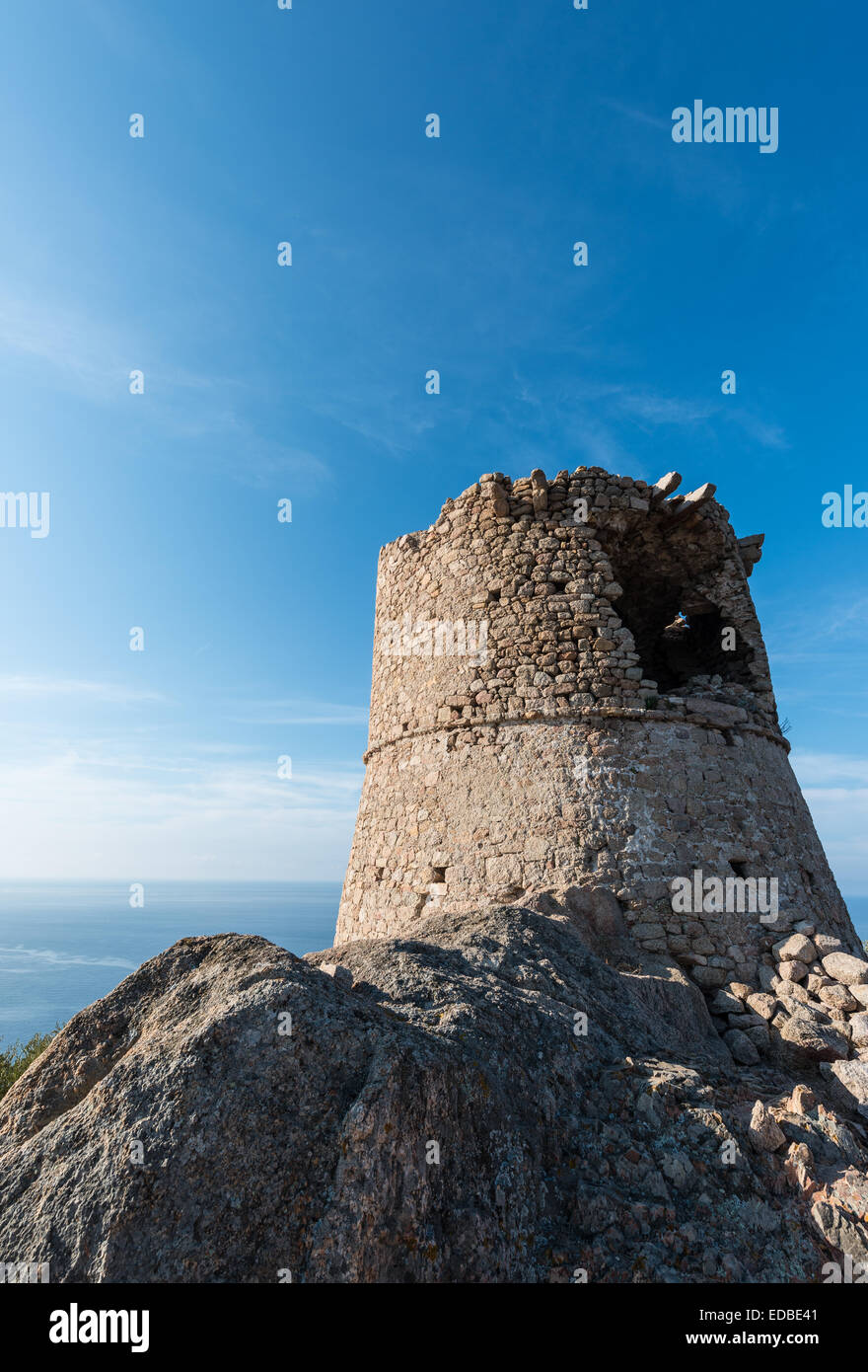 Genoese tower, corsica hi-res stock photography and images - Alamy