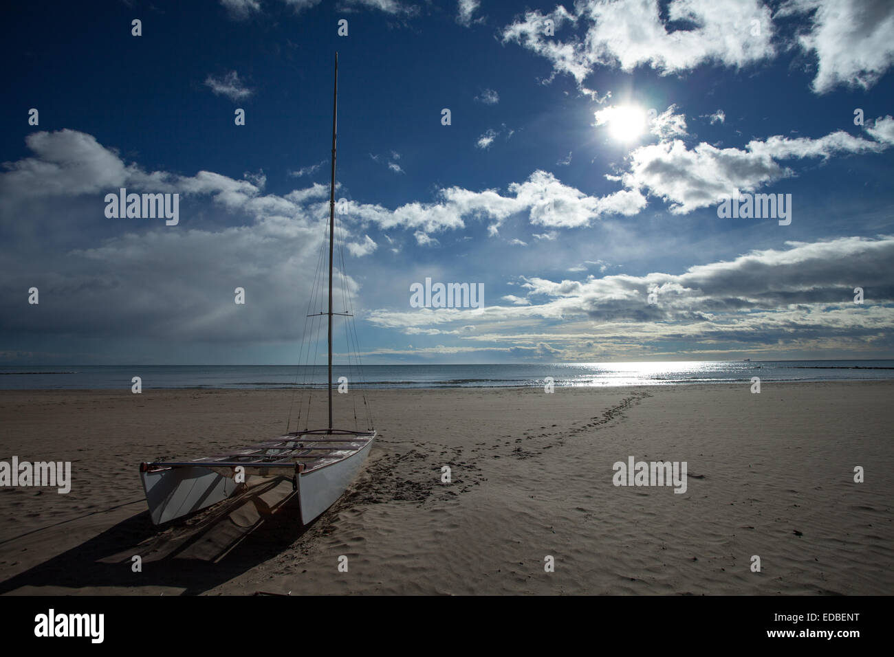 Twin hull boat hi-res stock photography and images - Alamy