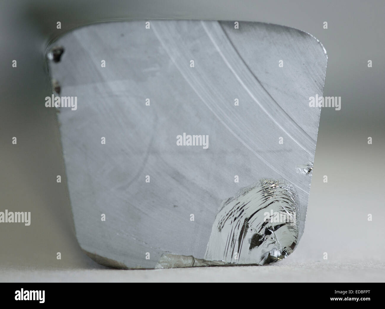 Ultra Optics. 5th Nov, 2012. A bar of Germanium is photographed at the ...