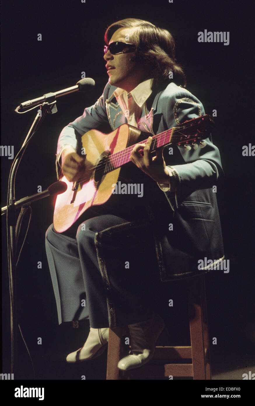 JOSE FELICIANO Puerto Rican singer about 1979 Stock Photo - Alamy