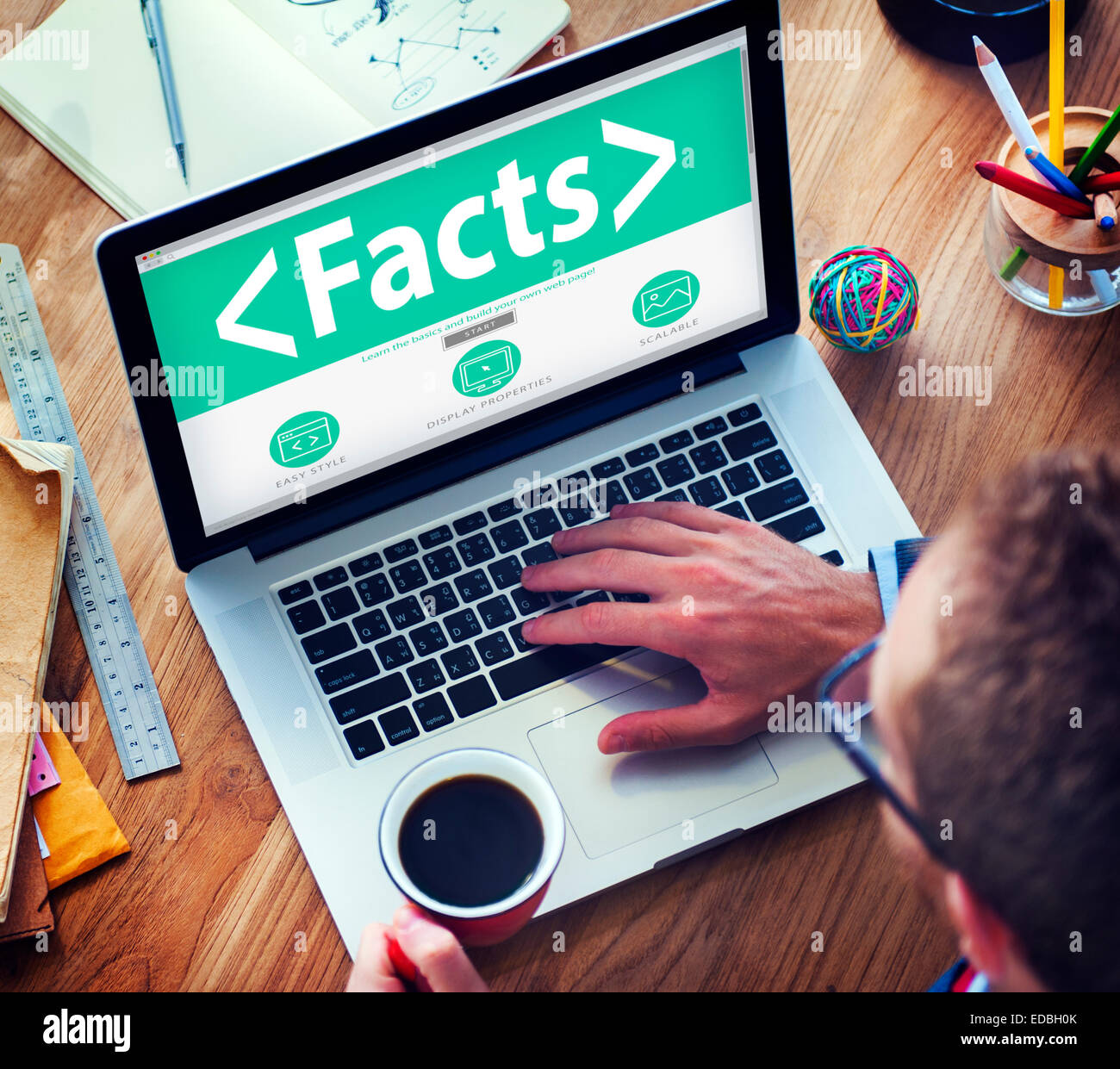 Facts Information Data Analysing Reality Concepts Stock Photo - Alamy