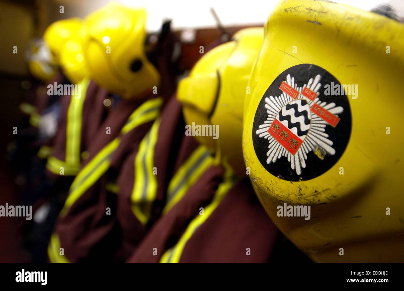 Picture shows firefighting equipment station in hi-res stock ...