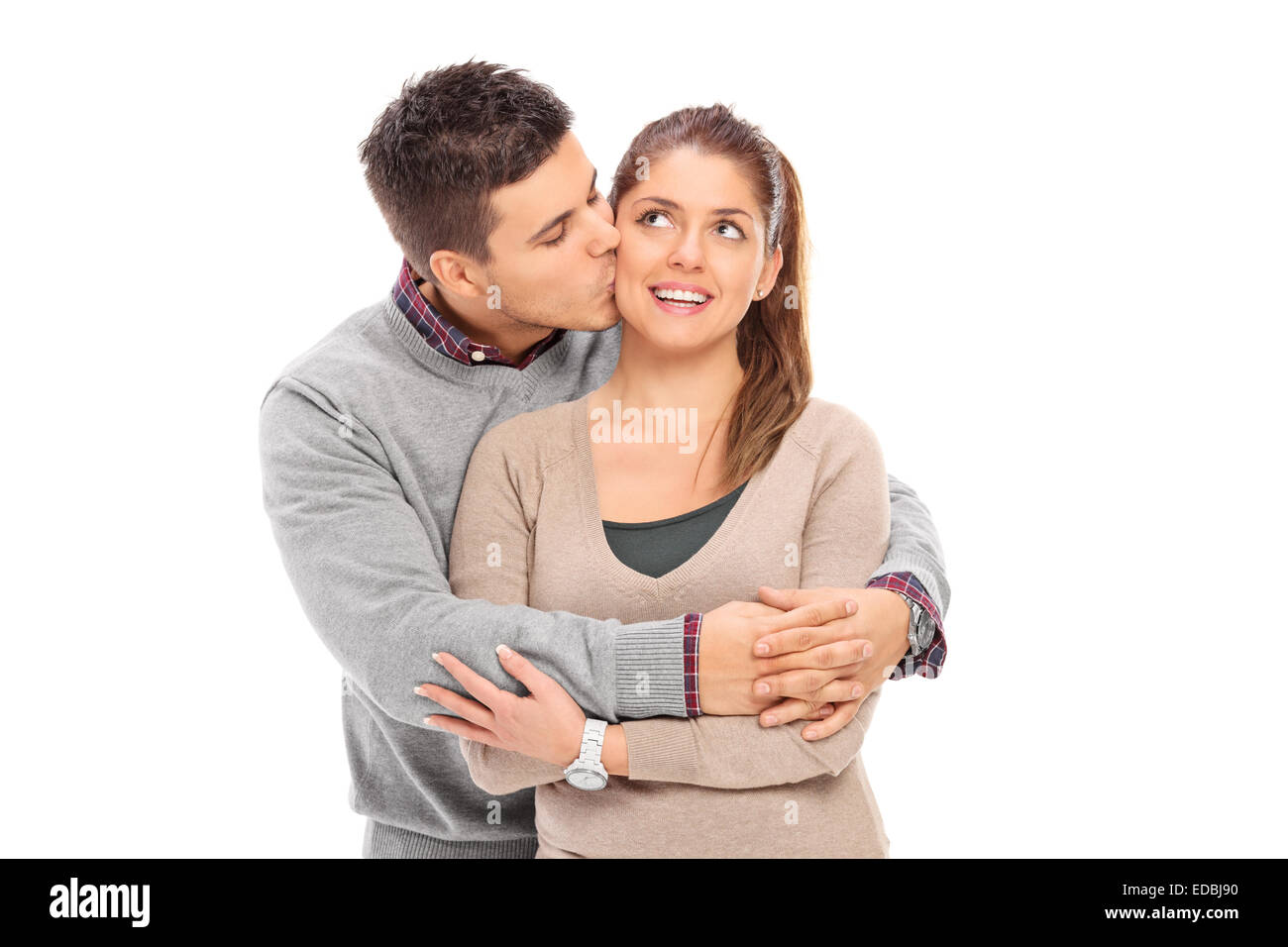 Kissing kiss pose posing hi-res stock photography and images - Alamy